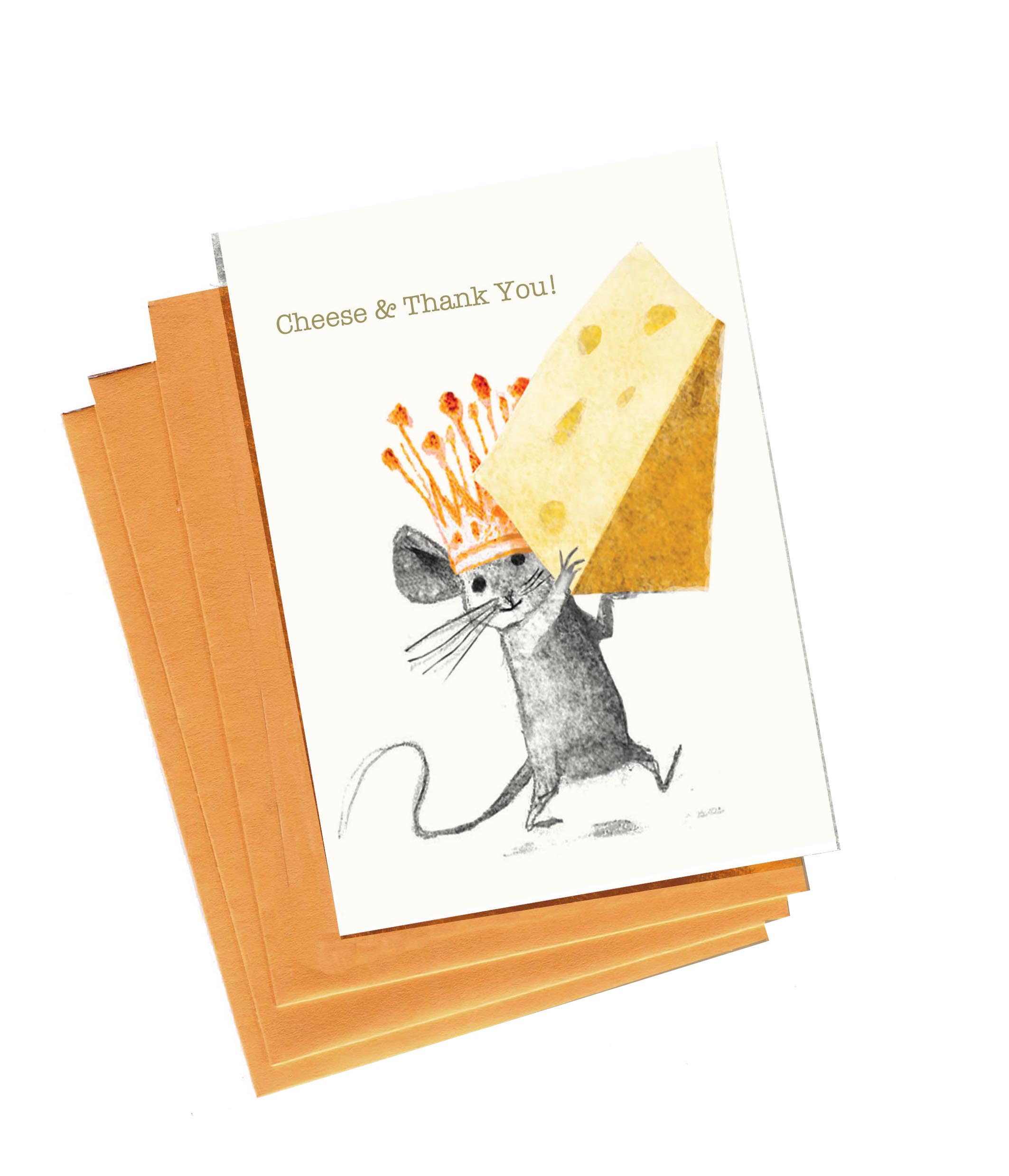 Cheese & Thank You Boxed Notes - Set of 8 Cards – Artiphany UK